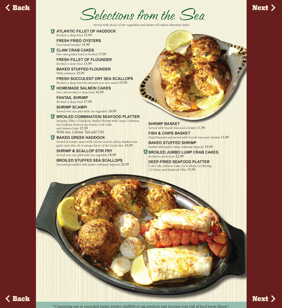 Our Menu | Gus's Keystone Restaurant