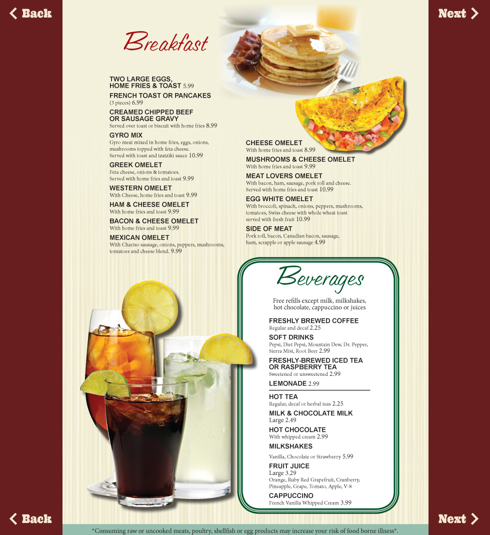 Our Menu | Gus's Keystone Restaurant